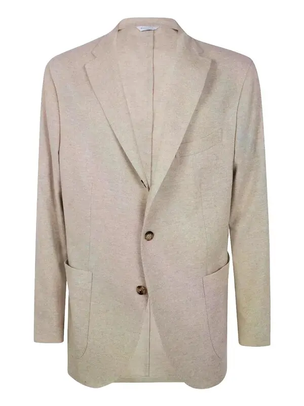 Boglioli Notched-lapel Wool Jacket - Neutrals