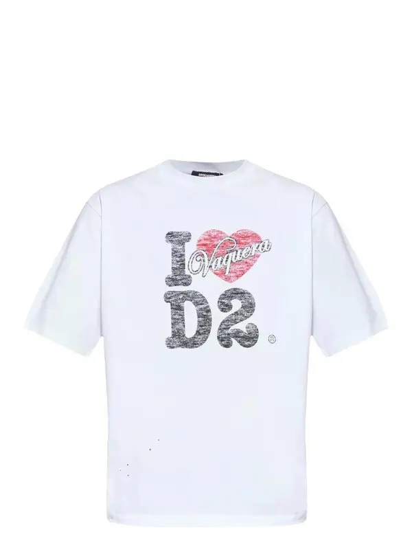 Dsquared2 X Vaquera Cotton T-shirt - White
