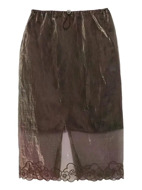 Cecilie Bahnsen Bria Skirt - Brown