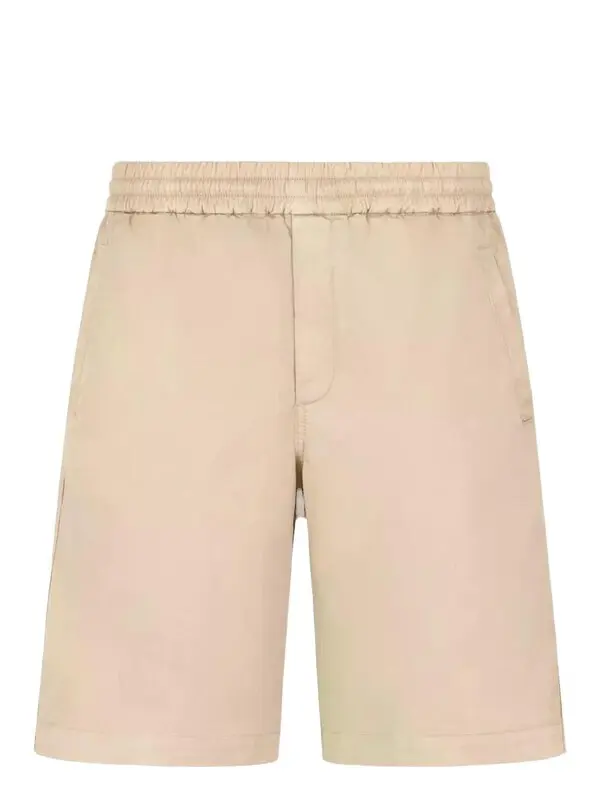 Giorgio Armani Elasticated-band Knee-length Shorts - Neutrals