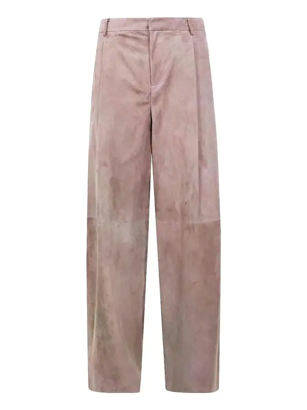 Max Mara Panelled Trousers - Brown