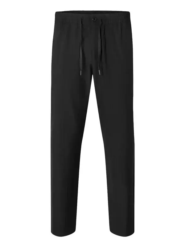 SELECTED Drawstring Trousers - Black