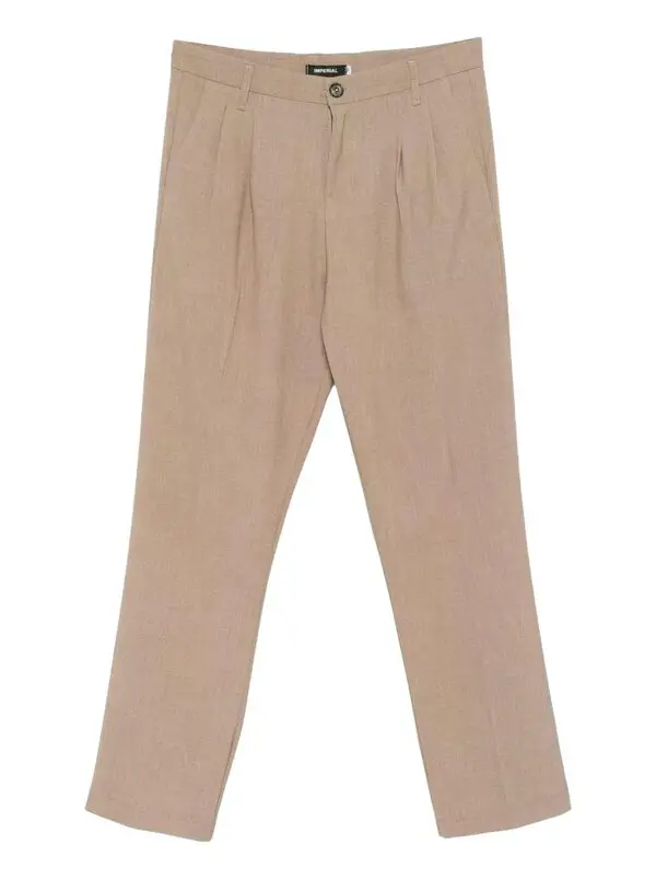 Imperial Pleated Trousers - Neutrals