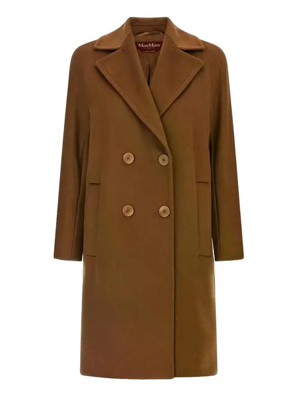 Max Mara Agenda Double-breasted Coat - Brown