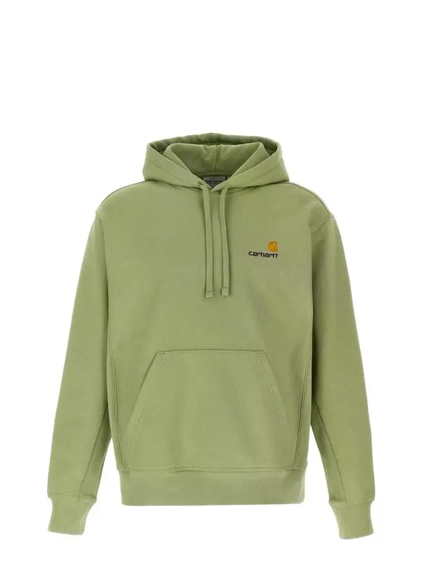 Carhartt Work In Progress American Script Hoodie - Green