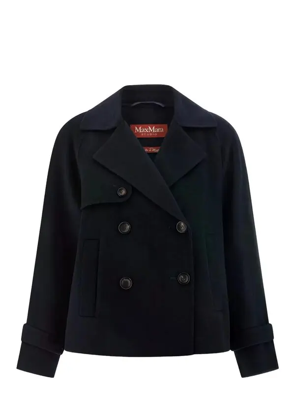Max Mara Nupar Double-breasted Jacket - Blue