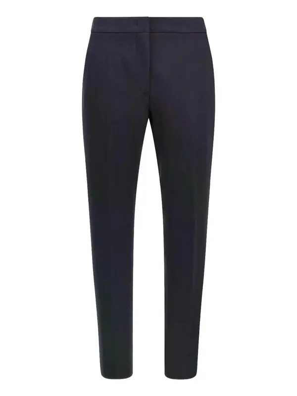 Max Mara Stretched Pleat Trousers - Blue
