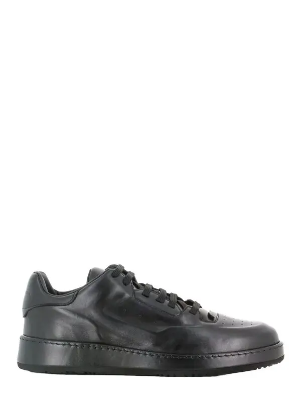 Officine Creative Eraser/001 Leather Sneakers - Black