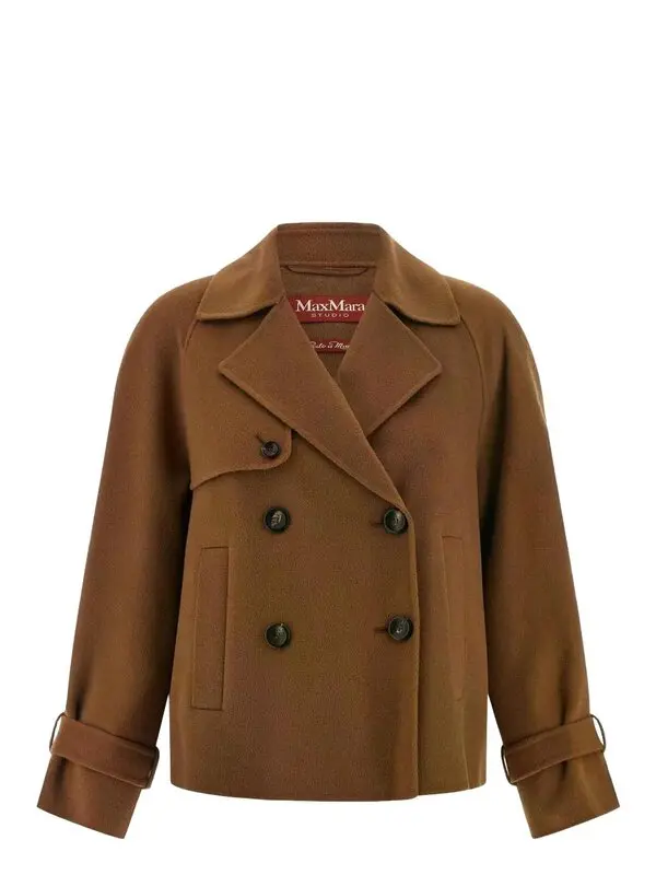 Max Mara Nupar Double-breasted Jacket - Brown