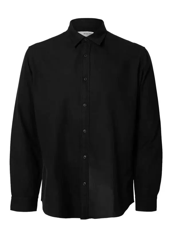 SELECTED Button-up Shirt - Black