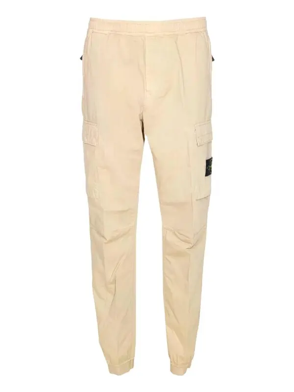 Stone Island Compass Badge Trousers - Beige