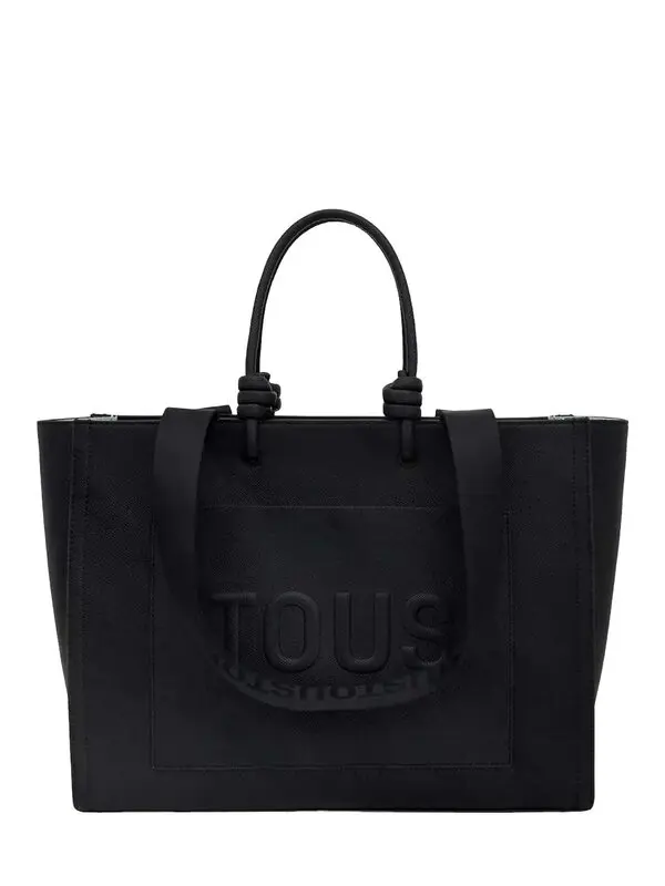 TOUS Embossed-logo Tote - Black
