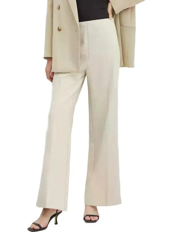 SANDRO FERRONE Pressed-crease Trousers - Neutrals