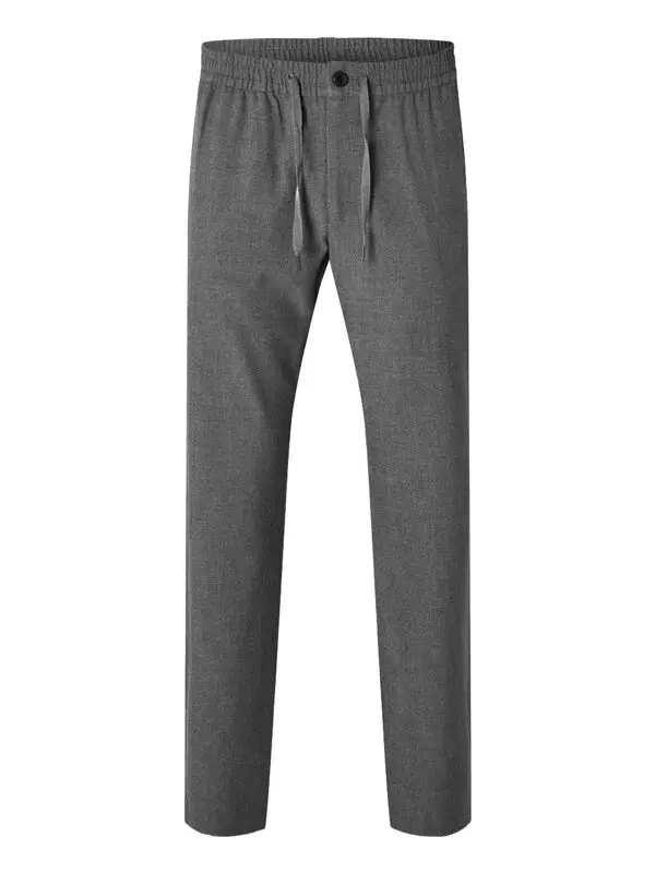 SELECTED Drawstring Trousers - Grey