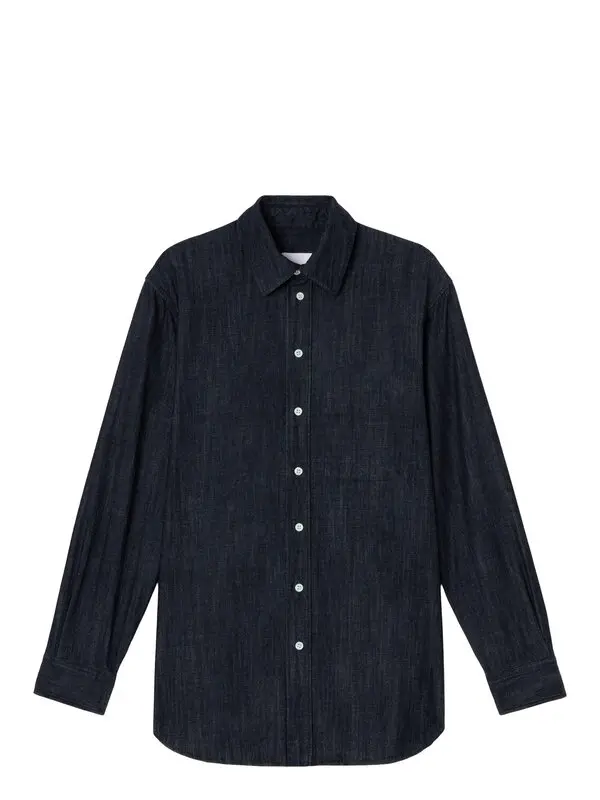 Goop Gwyn Mila Shirt - Dark Navy