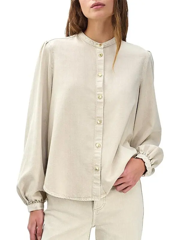 Rag & Bone Sandra Blouse - Sand Stone