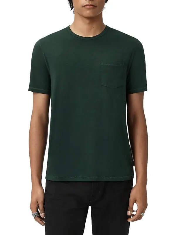John Varvatos Bond Short Sleeve Burnout Tee - Seaweed