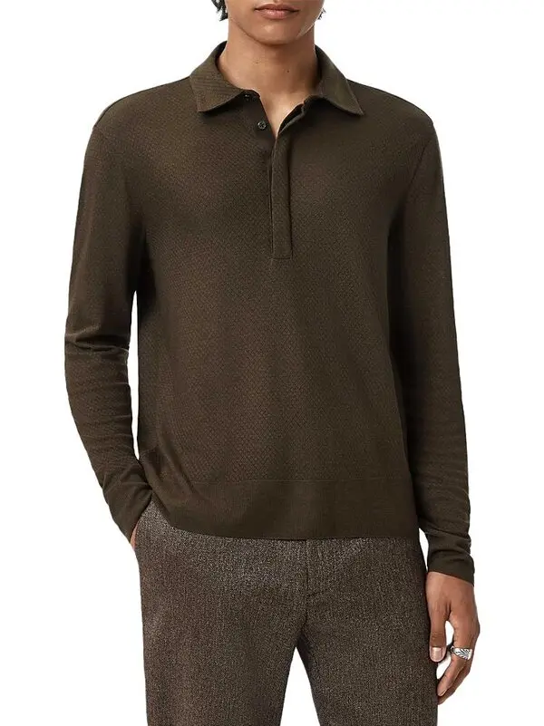 John Varvatos Capri Polo Shirt - Dark Brown