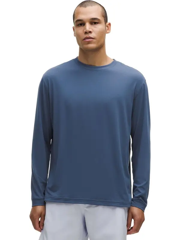 Lululemon Easyset Training Long-sleeve Shirt - Blue Twill