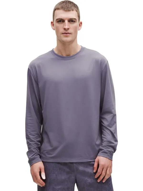 Lululemon Easyset Training Long-sleeve Shirt - Grape Mist