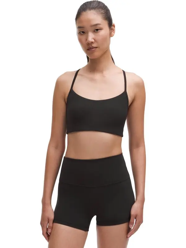 Lululemon Flow Y Bra Light Support, A/b Cup - Black