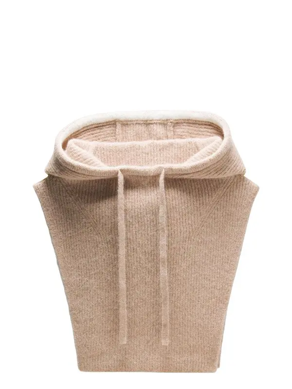 Lululemon Alpaca Wool-blend Knit Hood - Crepe/light Ivory
