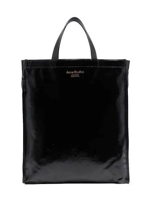 Acne Studios High-shine Tote Bag - Black