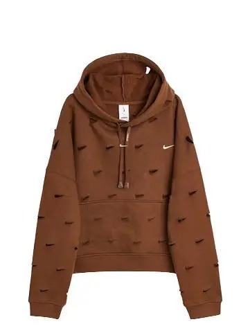 Jacquemus X Nike Le Swoosh Hoodie - Brown