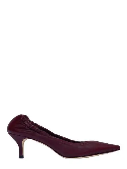 Bernardo Manu Leather Pump - Dark Plum