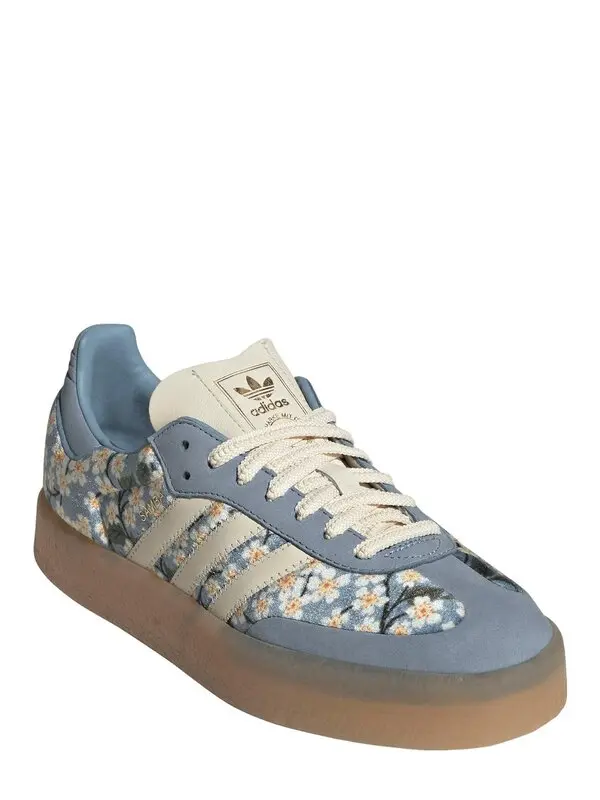 Adidas X Liberty London Sambae Sneakers - Blue/cream White/metallic