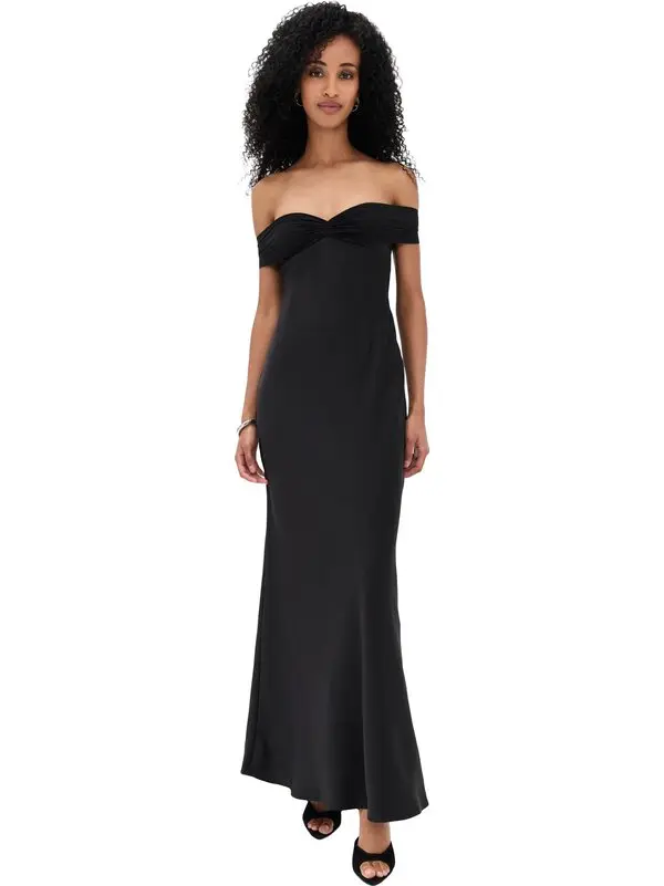 RUNAWAY THE LABEL Kadie Maxi Dress - Black