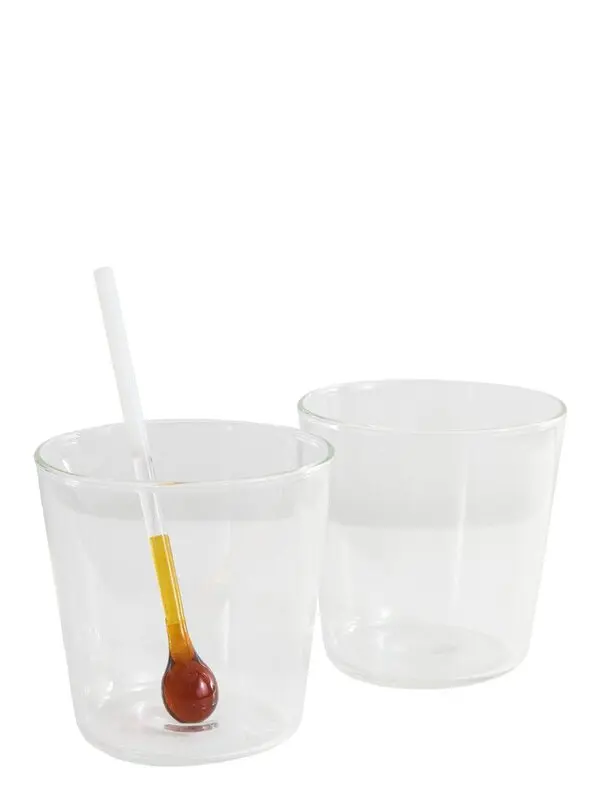 ZAFFERANO Spritzometro Tumblers With Stirrer - Transparent