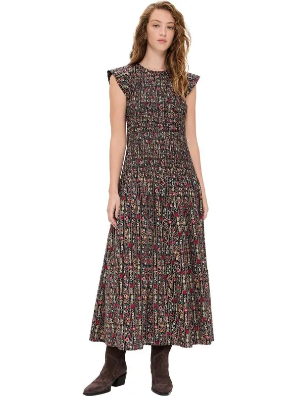 The Great. The Paramour Dress - Garland Print