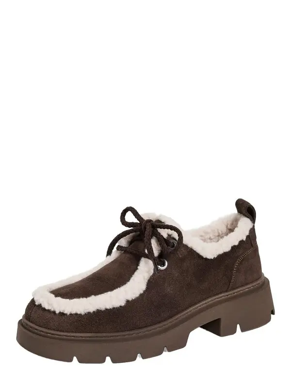 Inuikii Mocabee Curly Flat - Brown