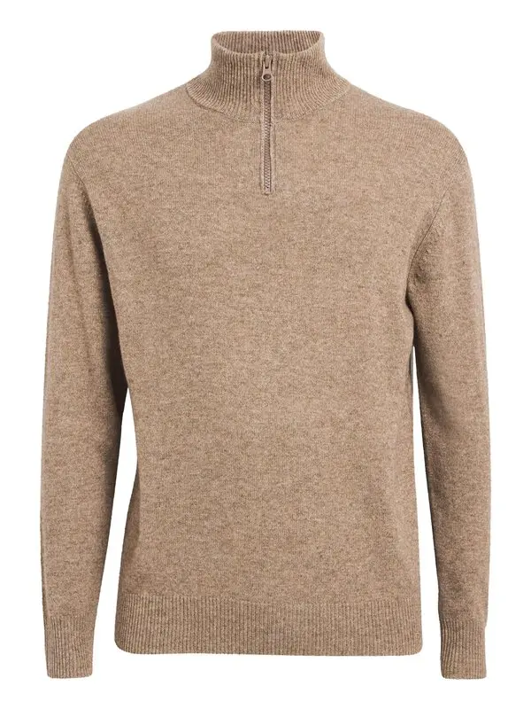 Aspesi Wool, Yak Hair, And Cashmere Sweater - Beige