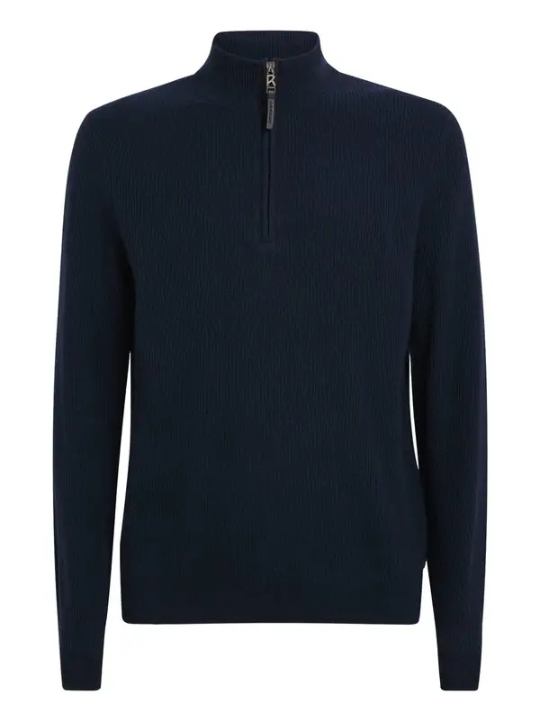 Bogner Derek Quarter-zip Sweater - Navy