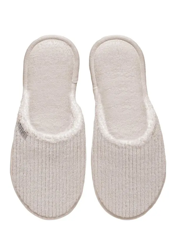 HAMAM Organic Cotton Raya Slippers - Neutral