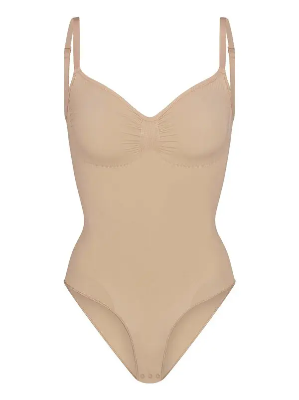 SKIMS Seamless Sculpt Brief Bodysuit - Beige