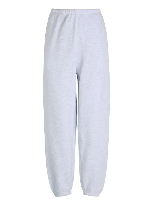 SKIMS Cotton-blend Fleece Sweatpants - Light Grey