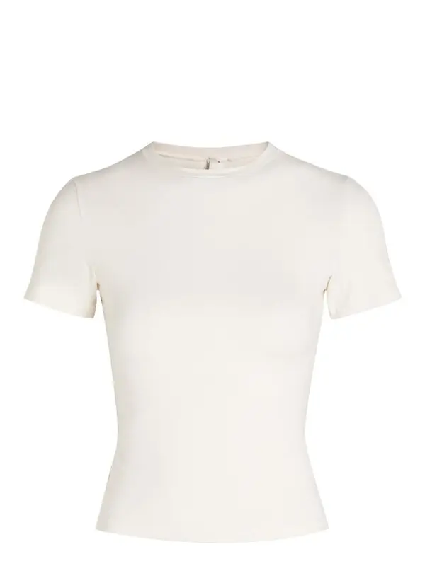 SKIMS Stretch Cotton T-shirt - Off White
