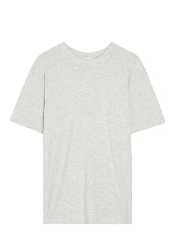 SKIMS Modal-blend Short Sleeve T-shirt - Light Grey