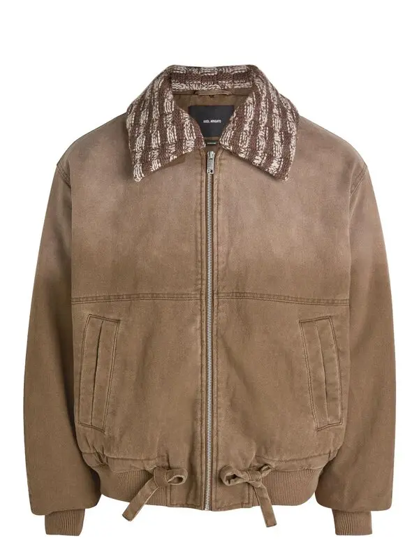 Axel Arigato Axis Denim Jacket - Brown