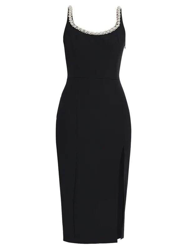 Generation Love Prague Embellished Sleeveless Midi Dress - Black