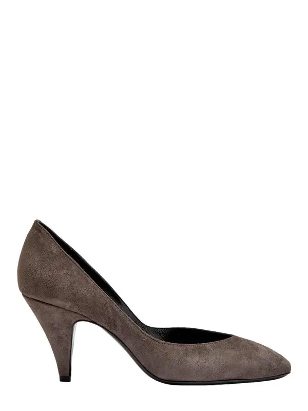 JUDE Haze 75 Suede Pumps - Light Brown