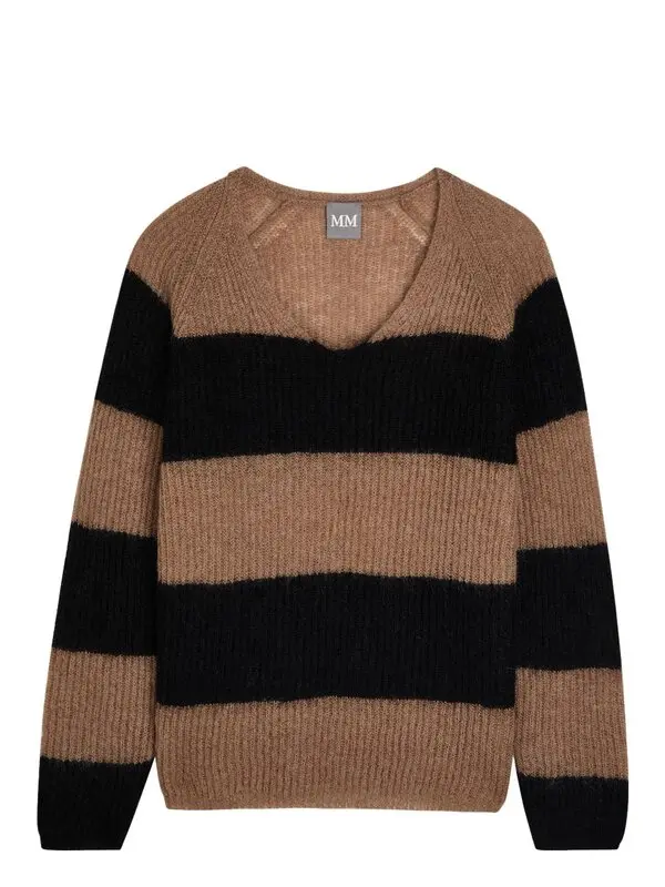 Max Mara Ricetta Striped Jumper - Camel