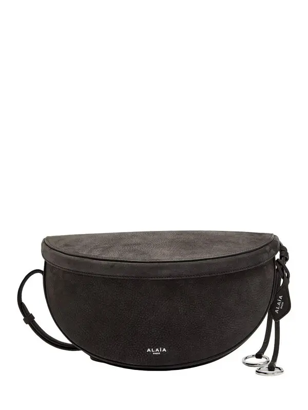 Alaïa Grained Nubuck Cross-body Bag - Grey