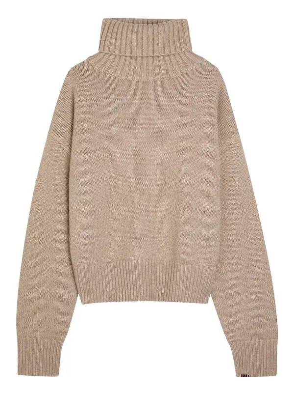 EXTREME CASHMERE X N°434 Roll-neck Cashmere Jumper - Beige