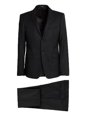 Emporio Armani David Line Suit Charcoal Size Virgin Wool, Silk, Elastane - Grey