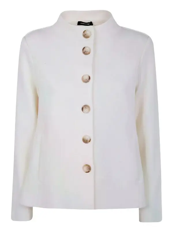 ANNE CLAIRE Button-up Jacket - White