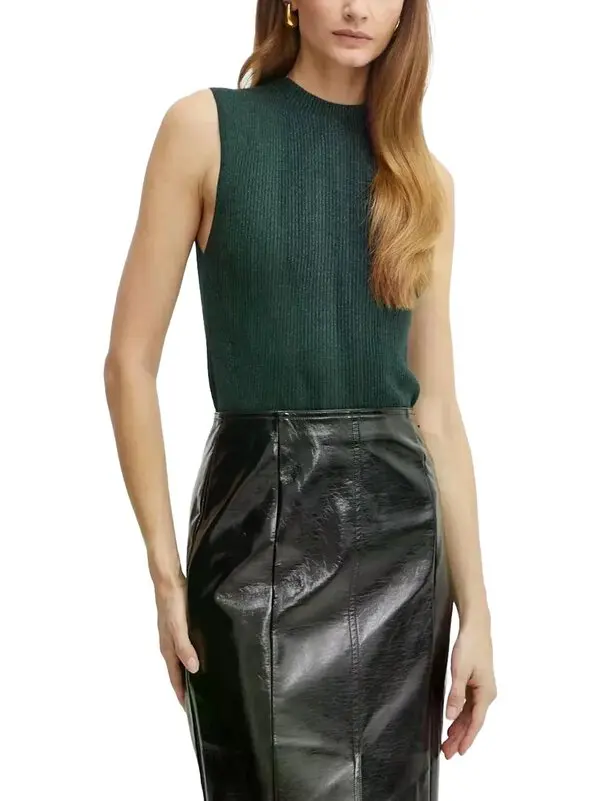 BOSS Fusoni Ribbed Tank Top - Green